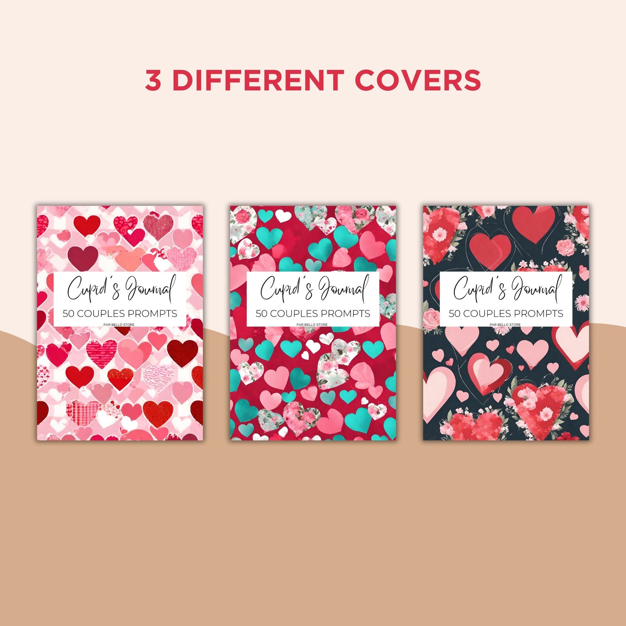 50 Journal Prompts for Couples as Valentine's Day Gift, Digital Writing ...