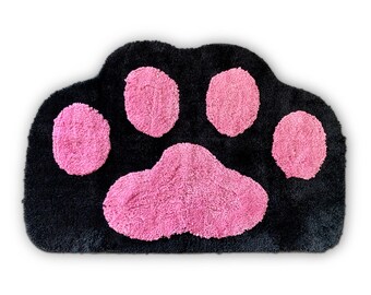 Pink Cat Rug - Etsy