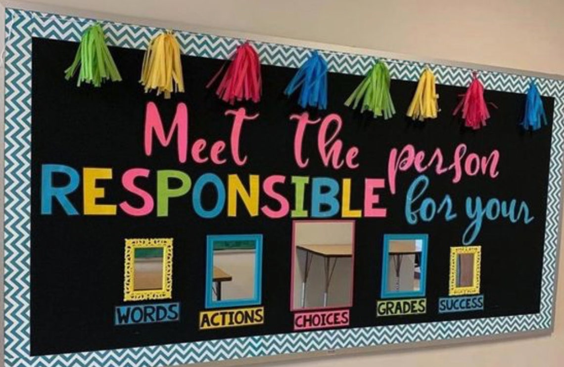 Custom Cutout and Bulletin Boards Bulletin Board Kits School | Etsy