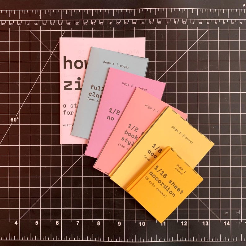 How-to-zine Zine-making Kit With Templates and Instructions - Etsy