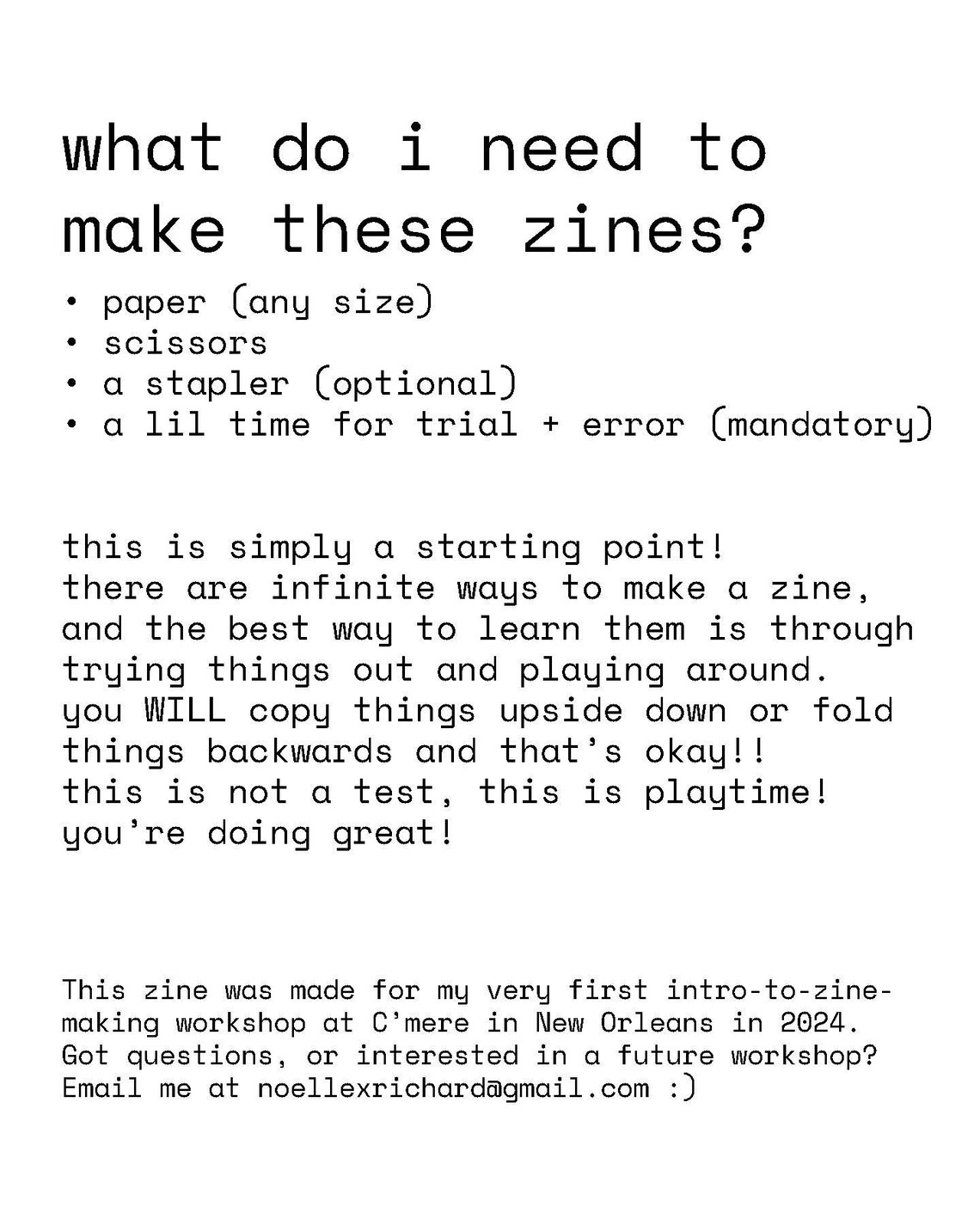 DIGITAL PDF DOWNLOAD How-to-zine Zine-making Kit With Templates and ...