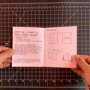 How-to-zine Zine-making Kit With Templates and Instructions - Etsy
