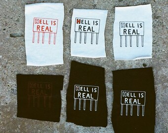 Hell is Real Billboard Sticker | Etsy