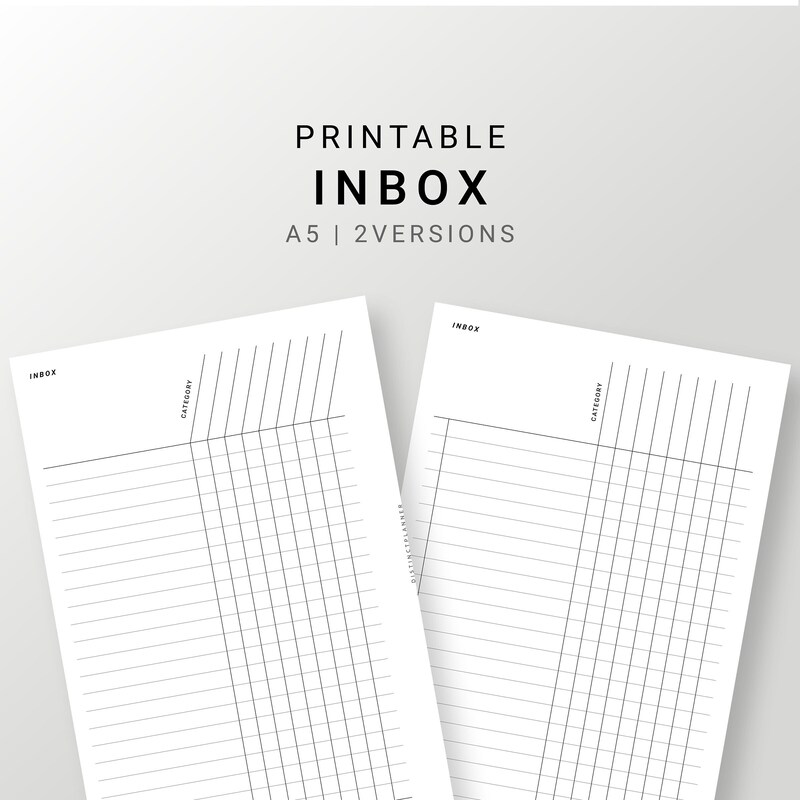 Inbox Dashboard Template - Etsy