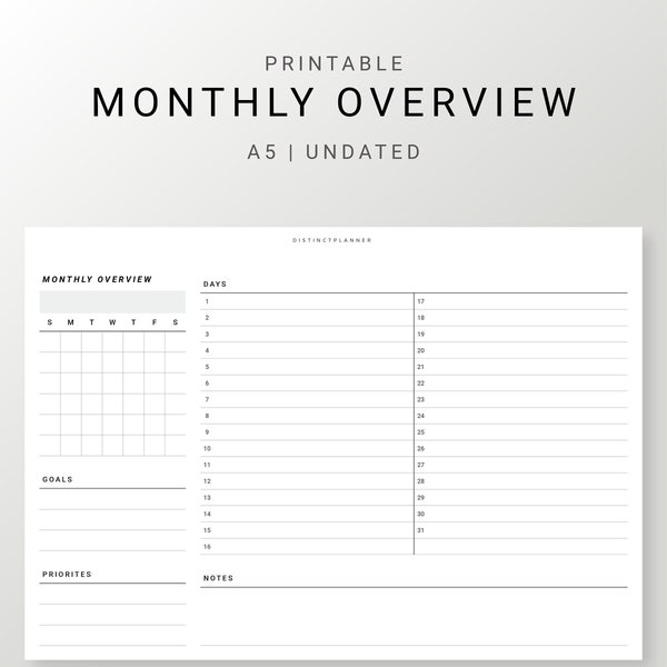 Monthly Overview Event - Etsy