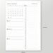 2021-2022 Monthly Overview Printable A5 Minimalist Dated Month at a ...