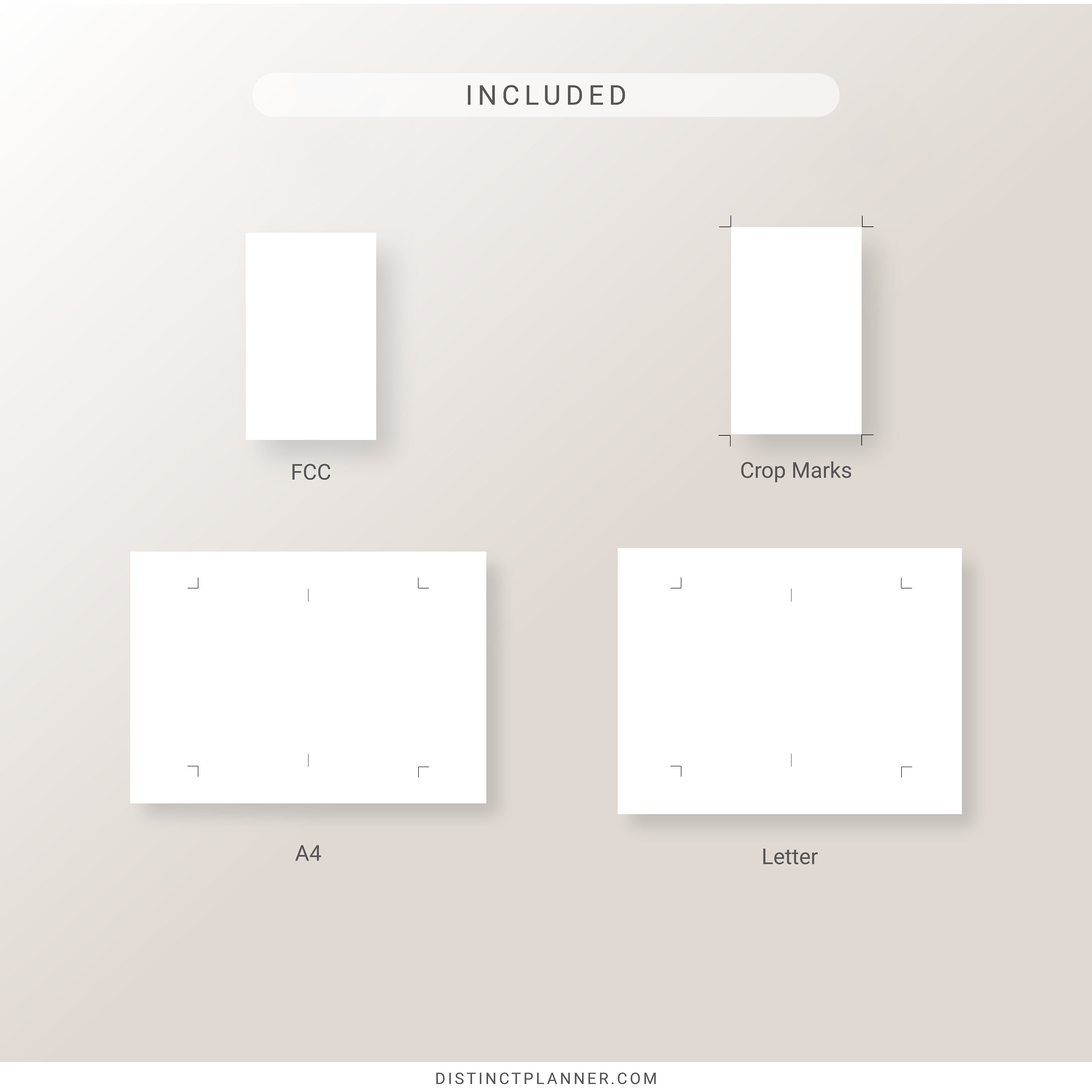 FCC Inserts, Daily Planner Printable Horizontal Layout, Daily on One ...