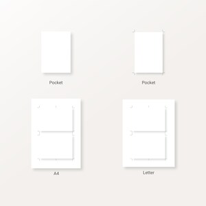 Weekly Planner Horizontal Template Pocket, Undated Weekly Journal With ...