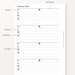 A6 Address Book Printable Inserts, Contact List Template Planner Refill ...