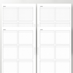 Inbox Planner Inserts A5 Inbox Template for Minimalist Inbox - Etsy