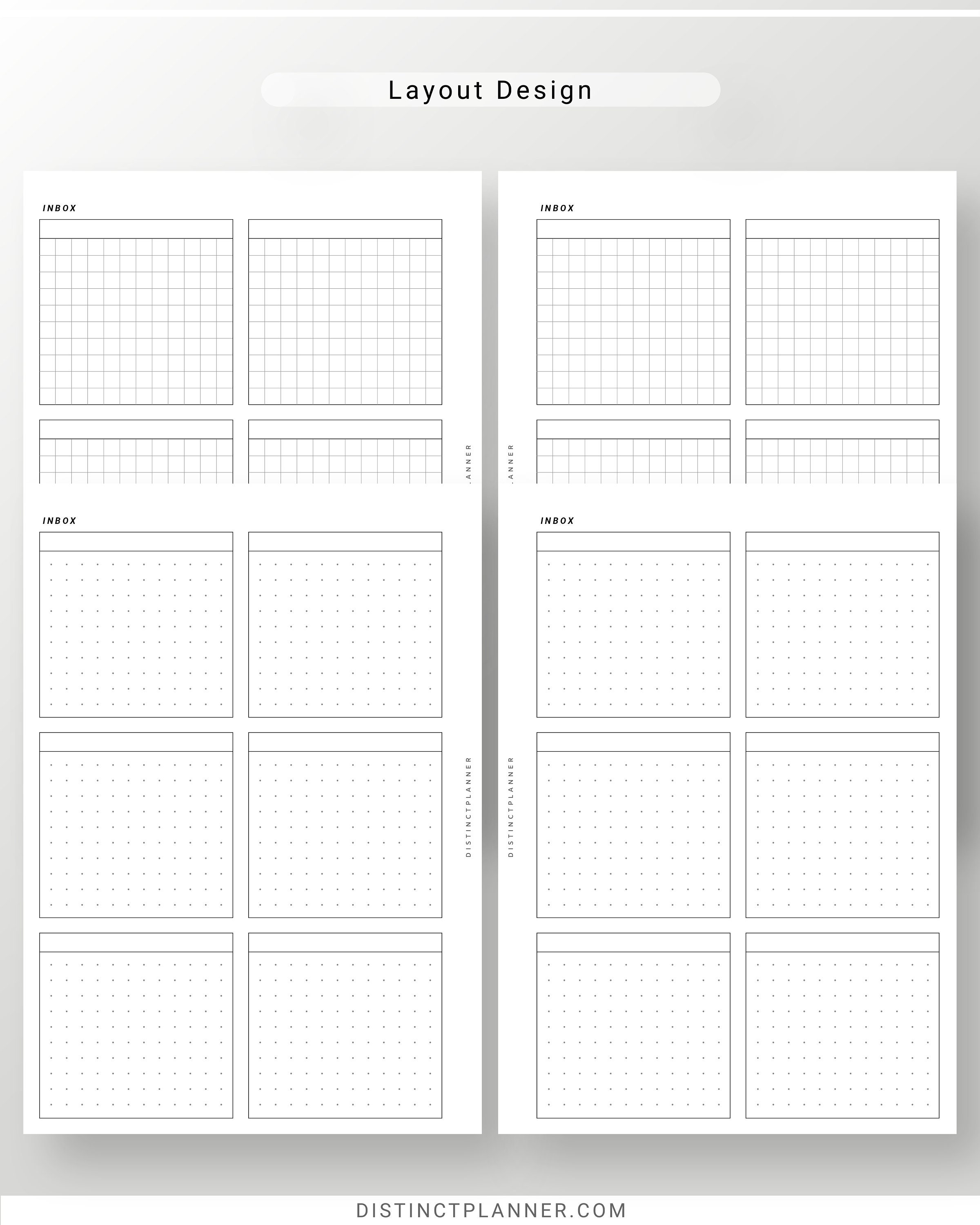Inbox Planner Inserts, A5 Inbox Template for Minimalist, Inbox Tracker ...