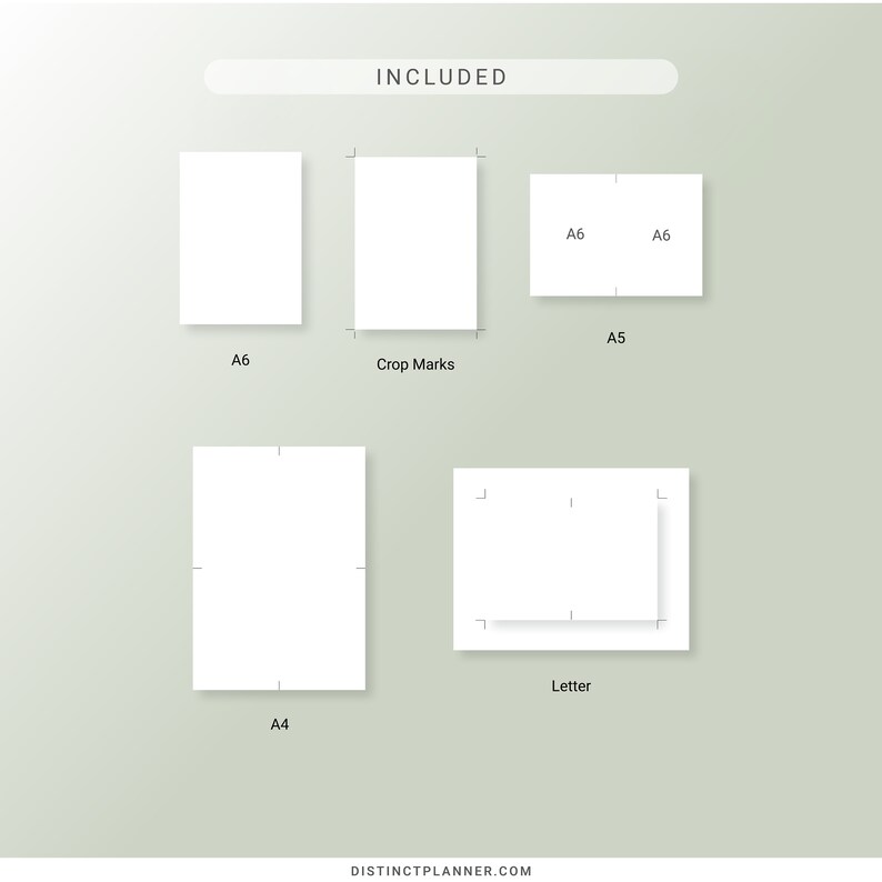 A6 Inserts, Bullet Journal Printable Dot Grid, Undated Monthly Notes ...