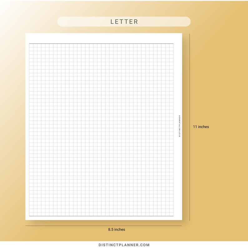 Printable Notes Inserts Bundle, Planner Note Page Inserts, Square Grid ...