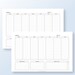 Weekly Planner Printable Half Letter, Week on One Page, Undated Grid ...