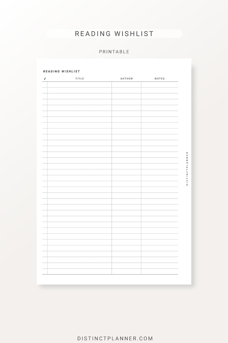 A5 Reading Journal Printable Bundle, Book Review Log Minimal Template ...