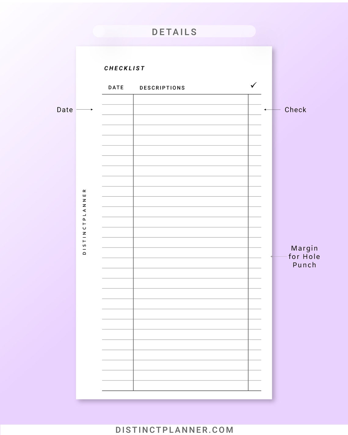 Checklist Printable Personal, Task List Template, Minimalist to Do List ...