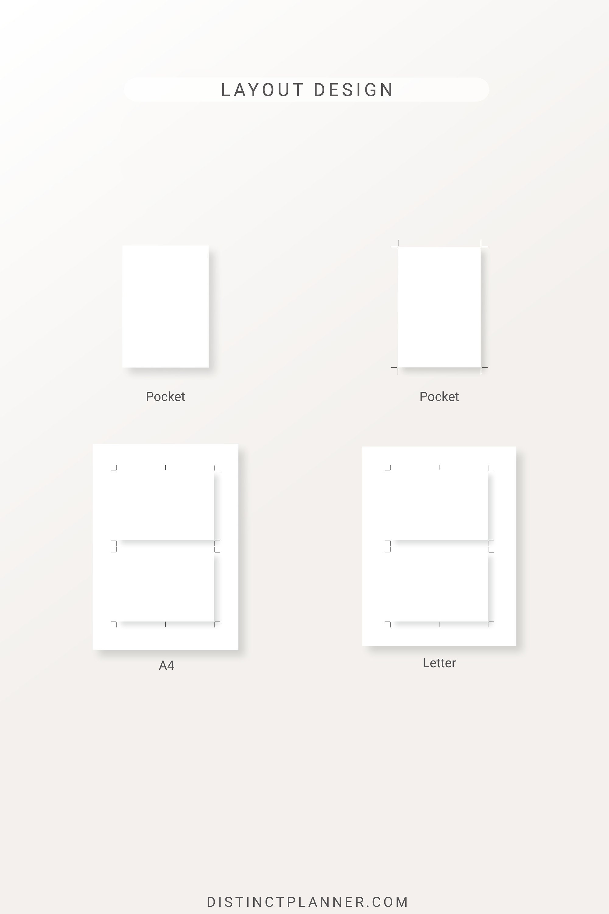 Pocket Daily Planner Printable Inserts Undated Day on One - Etsy