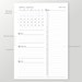 2021-2022 Monthly Overview Printable A5 Minimalist Dated Month at a ...