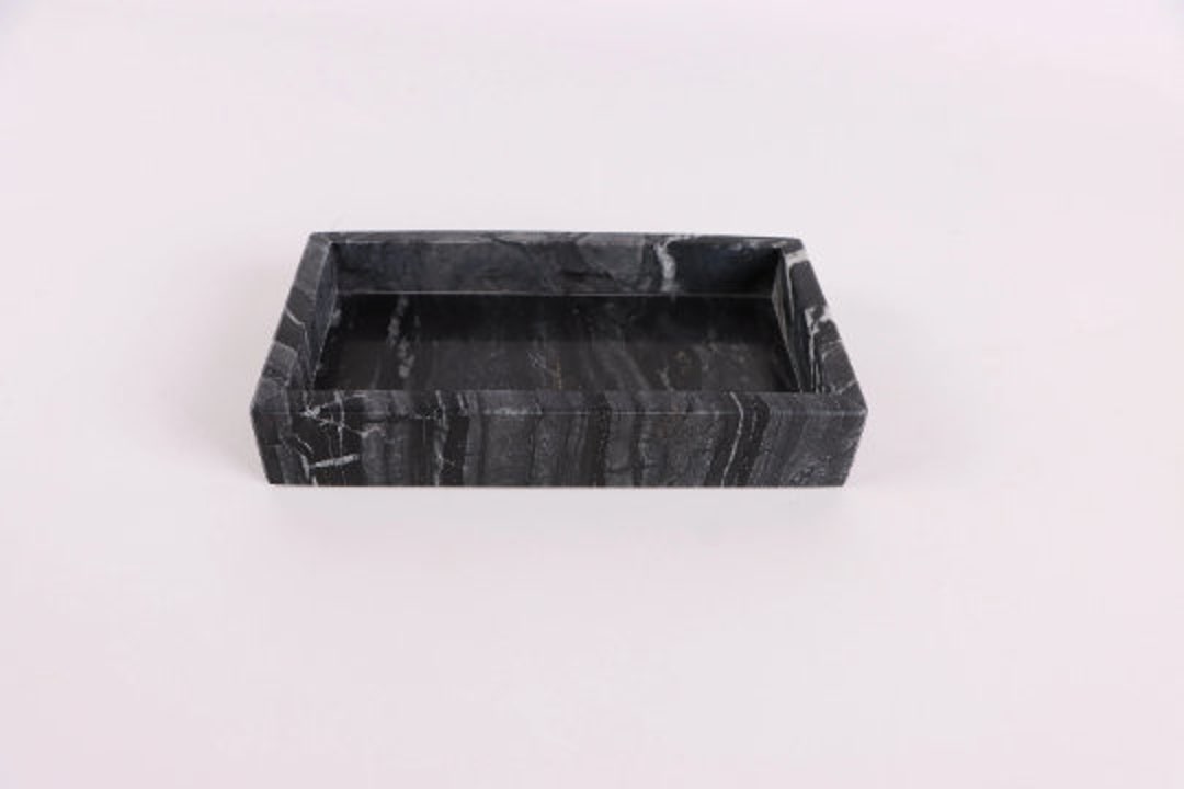Natural Black Marble Tray (small) - Etsy
