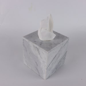 Marble Tissue Box Cover - Etsy