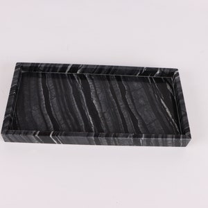 Natural Black Marble Bathroom Tray - Etsy