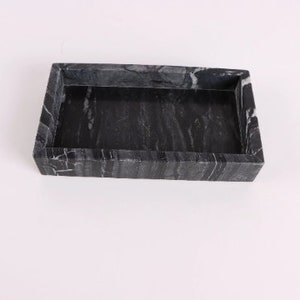 Natural Black Marble Tray (small) - Etsy