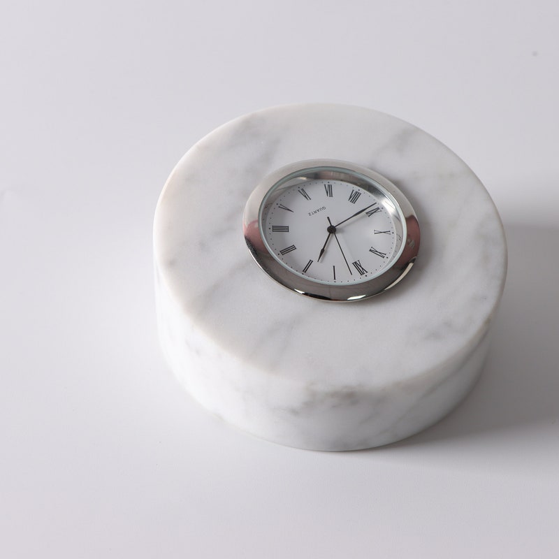 Marble Clock - Etsy