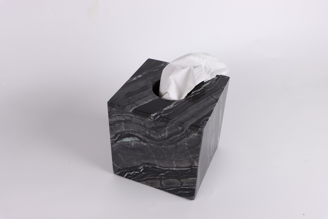 Marble Tissue Box Cover - Etsy