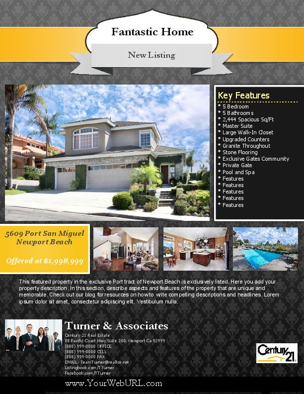 Real Estate Flyer and Brochure Templates for Realtors and Agents - Vol ...