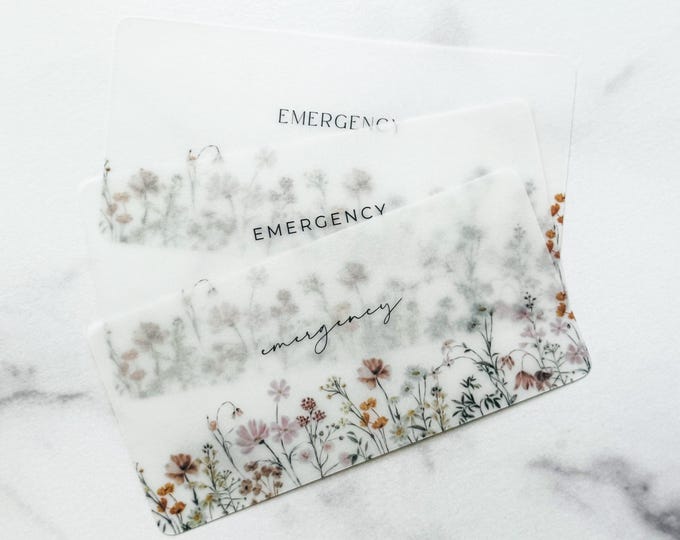 Floral Cash Envelope Inserts | A6/personal | Custom Cash Envelope ...
