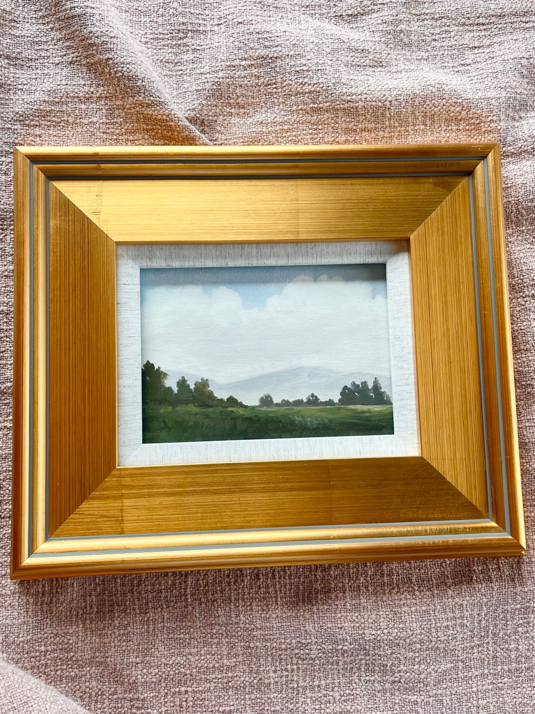 Original Framed Landscape Oil Painting - Etsy