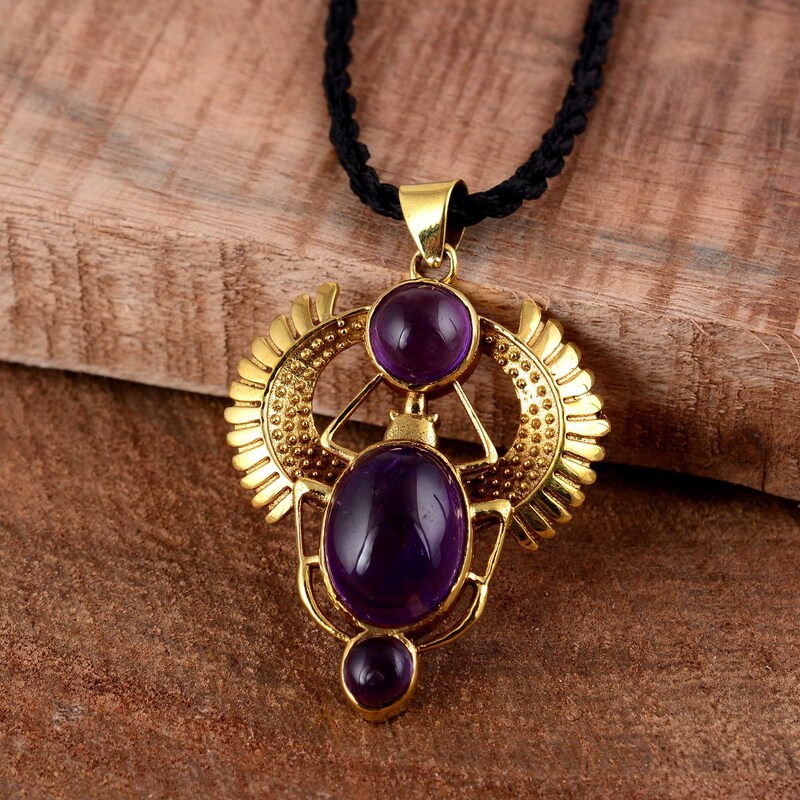 Scarab Necklace - Etsy
