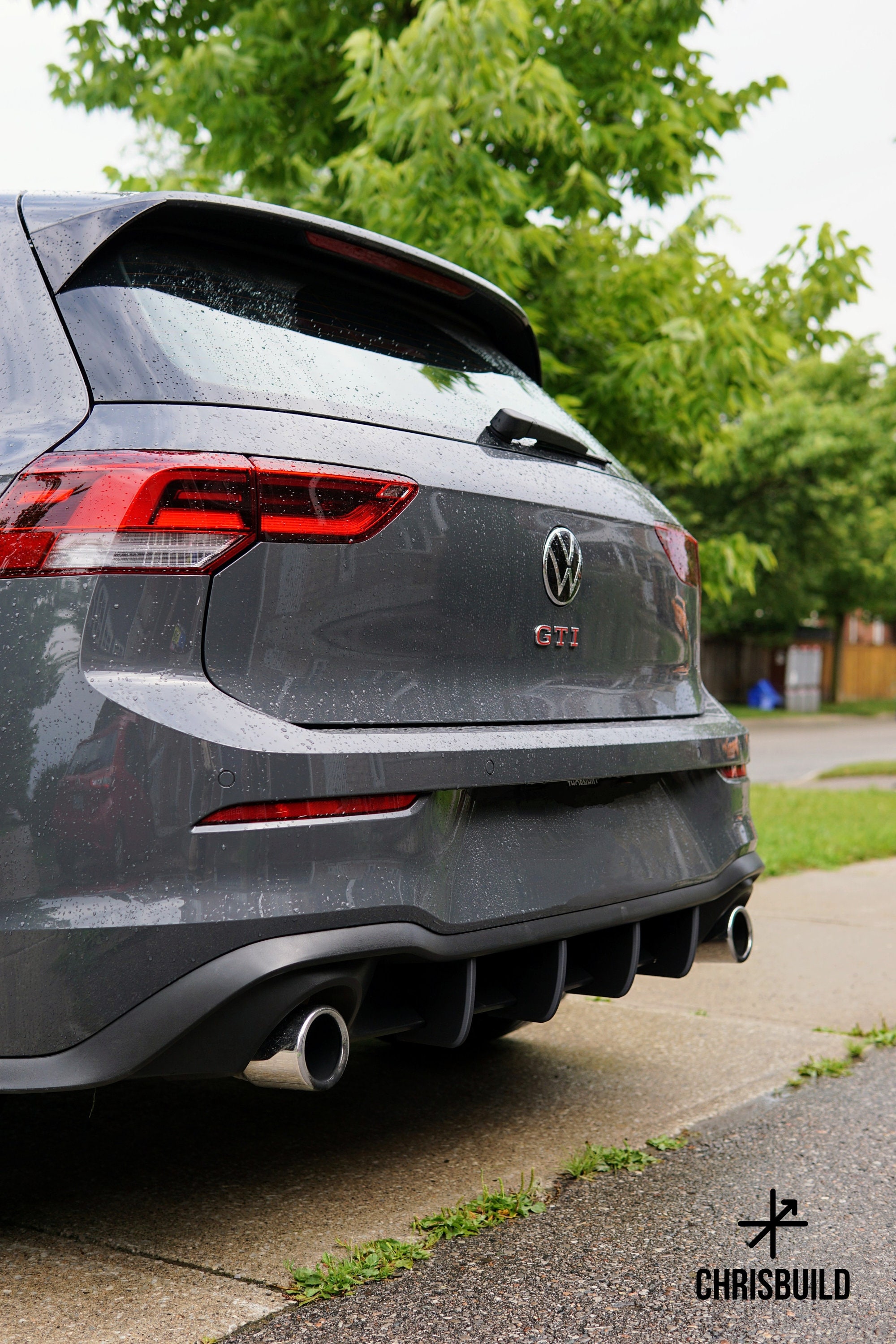 2022 MK8 Golf GTI OEM Rear Diffuser Fins - Etsy