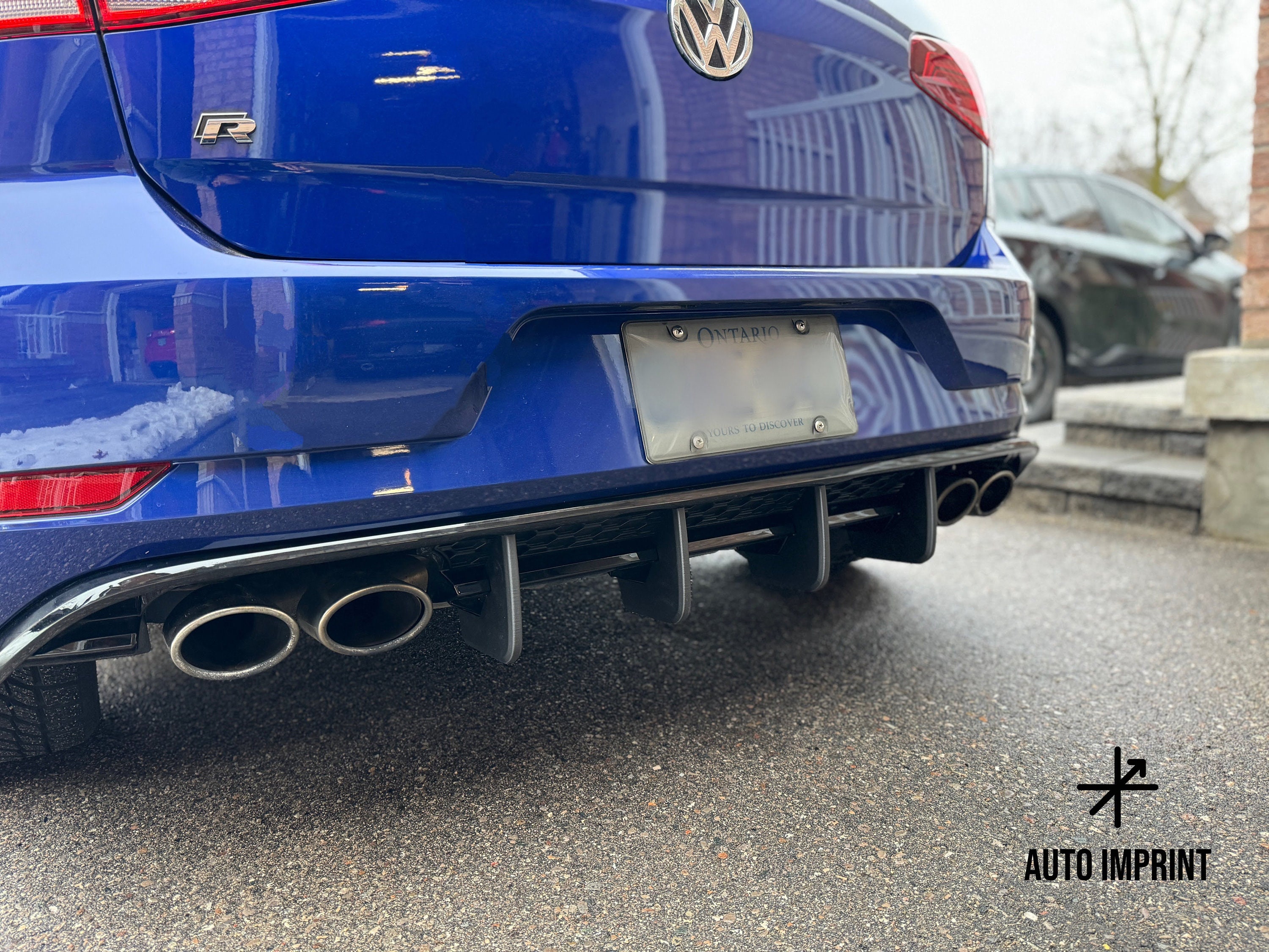 2018-2021 MK7.5 Golf R OEM Rear Diffuser Fins - Etsy