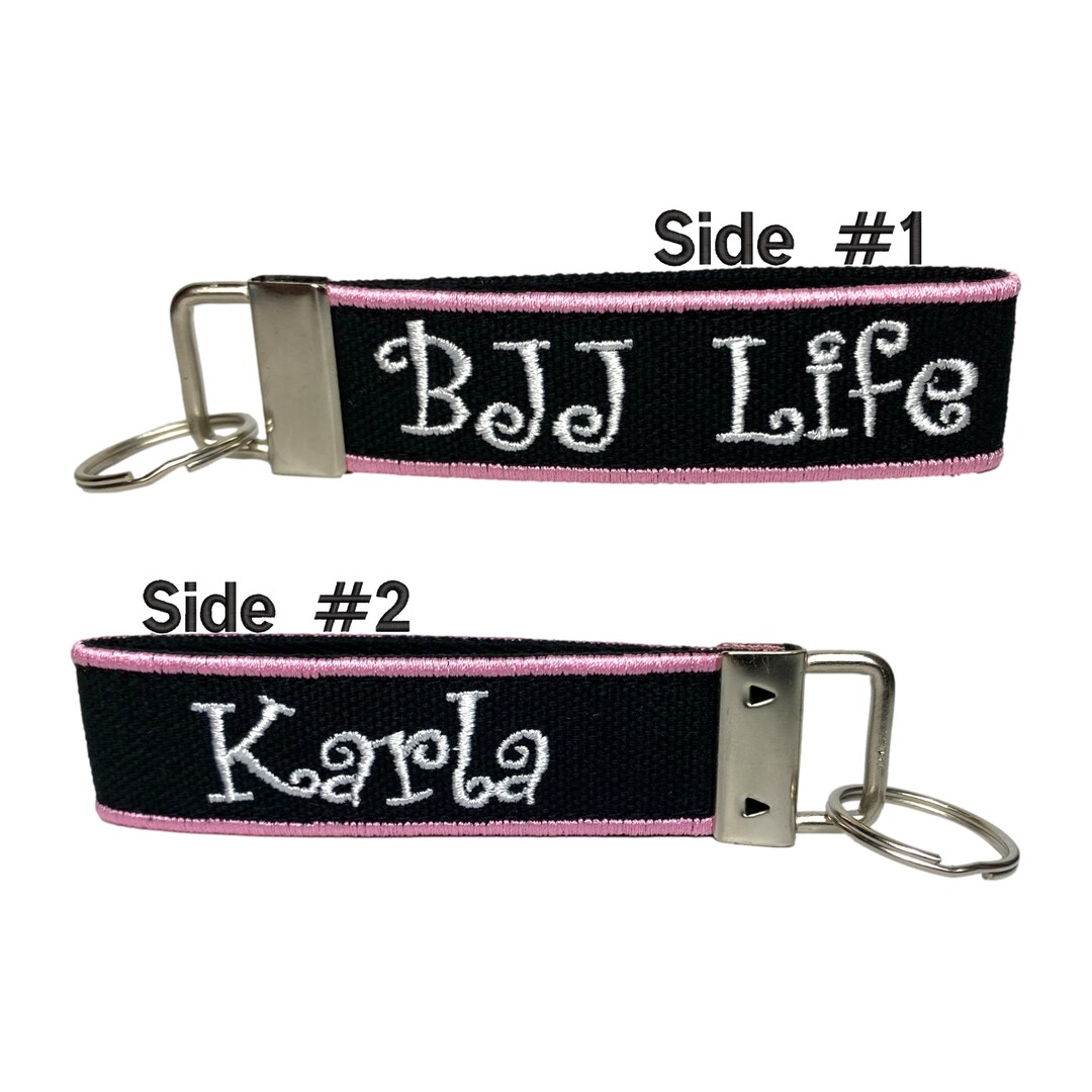 Jiu Jitsu Keychain | BJJ | Brazilian Jiu Jitsu | Custom Embroidered ...