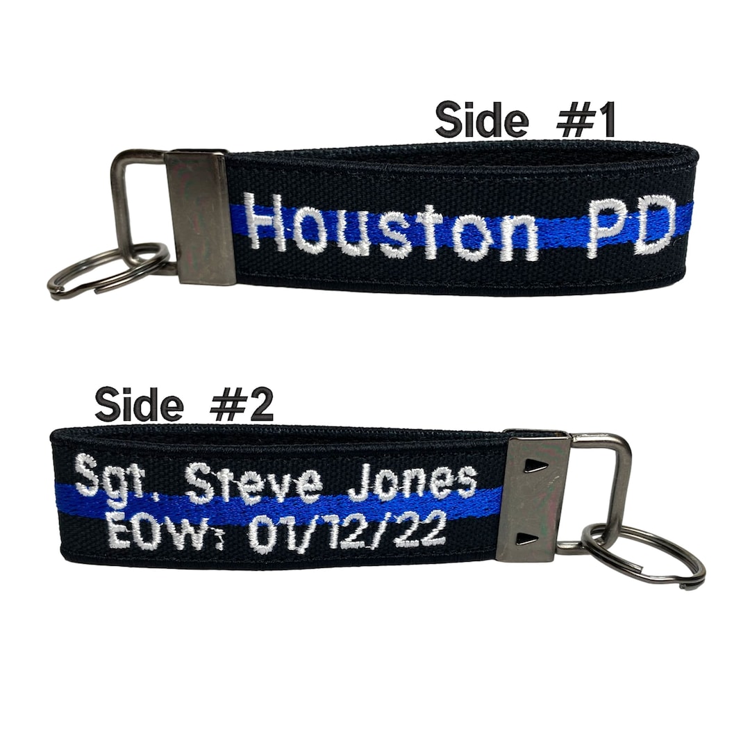 End of Watch Keychain Cop Gift Law Enforcement Fallen Cop Police Gift ...