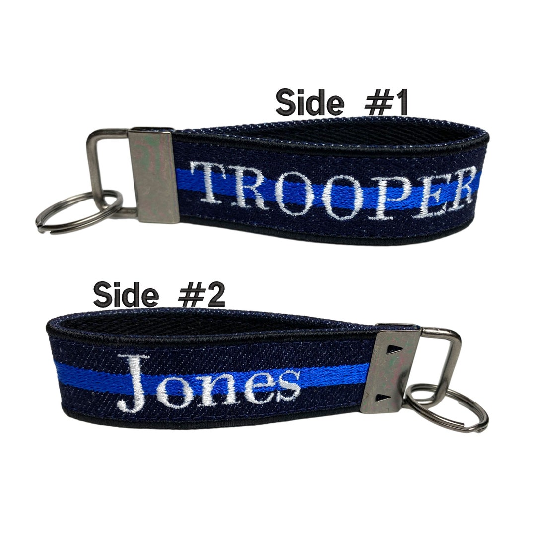 Custom TROOPER Keychain | Cop Gift | Law Enforcement | State Police ...