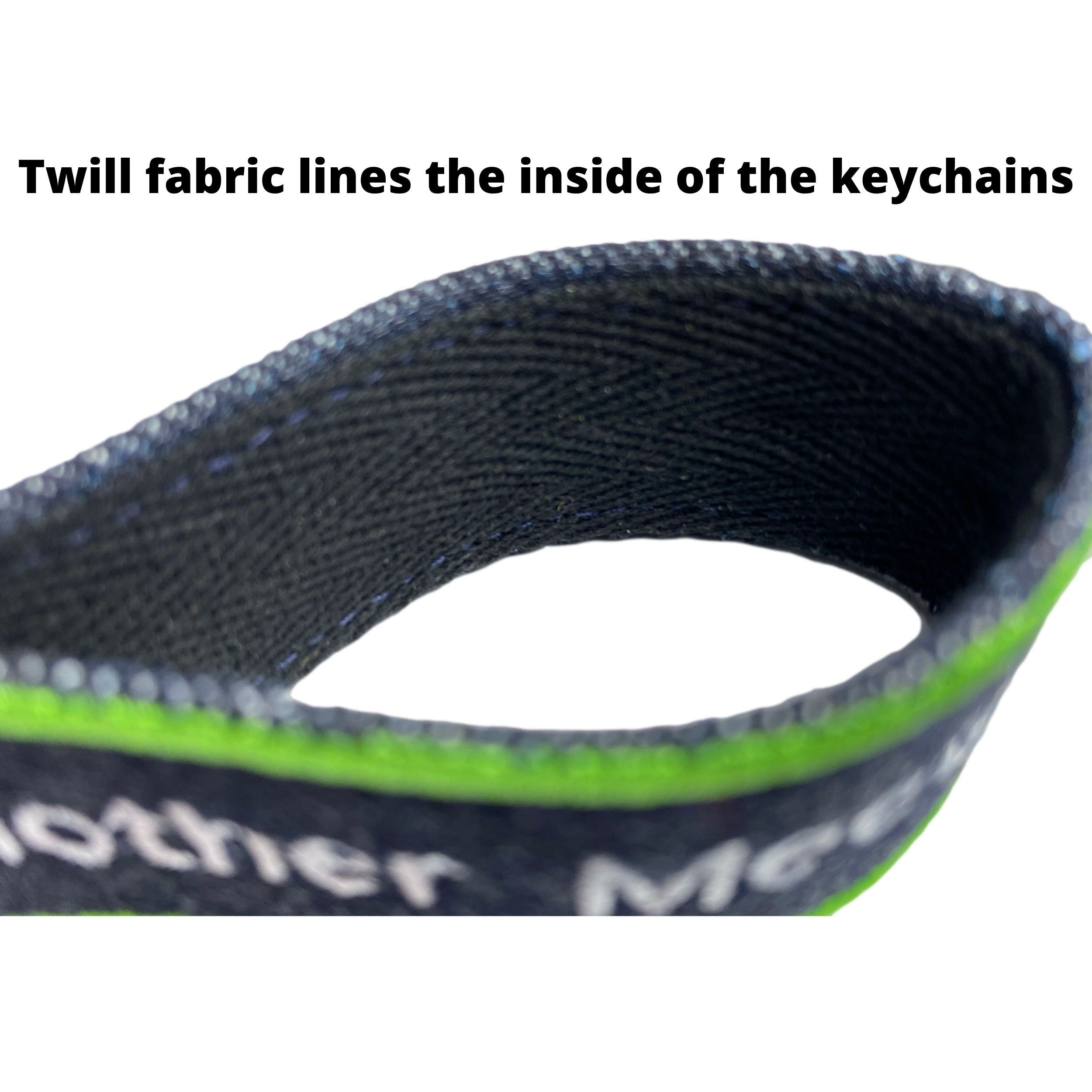 Customizable Keychain Embroidered Keychain Custom Cloth - Etsy