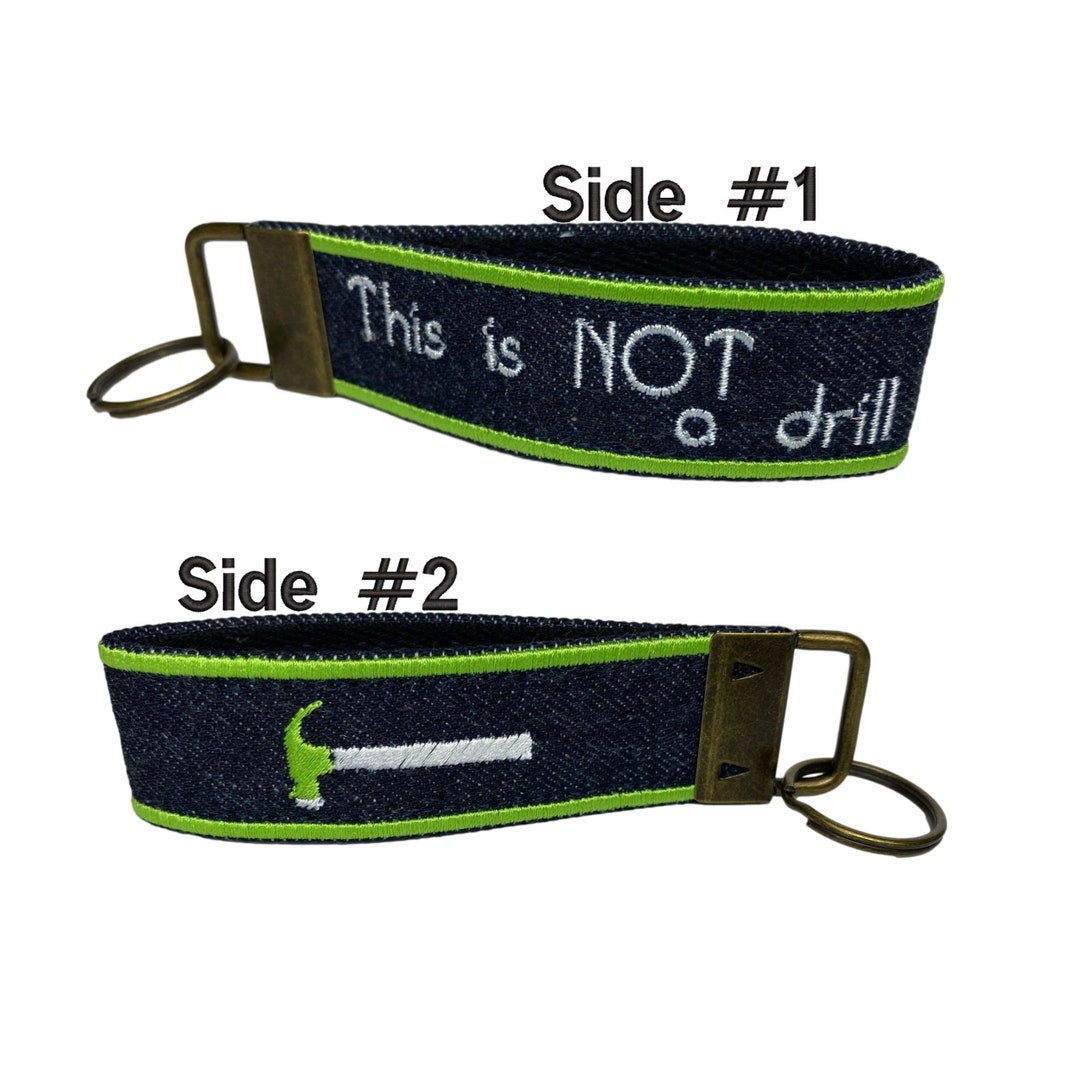 This is NOT a Drill Keychain Heavy Duty Keychain Custom - Etsy UK