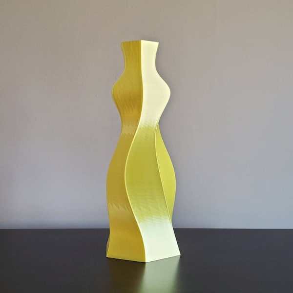 Mustard Yellow Vase - Etsy