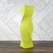 Tall Geometric Matte Lime Vase or Centerpiece | Flower Vase | Home ...