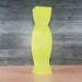 Tall Geometric Matte Lime Vase or Centerpiece | Flower Vase | Home ...