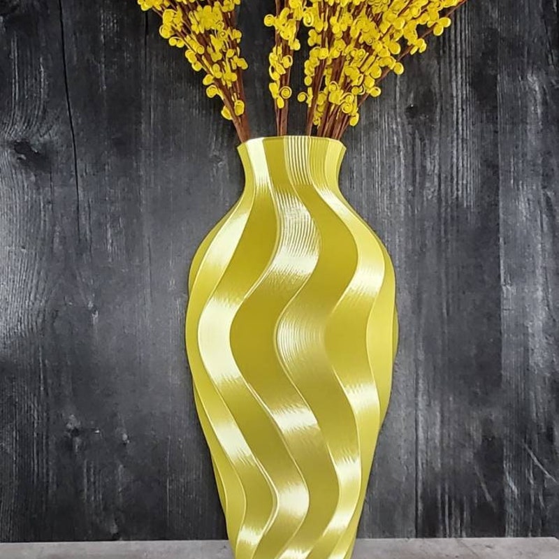 Yellow Vases - Etsy
