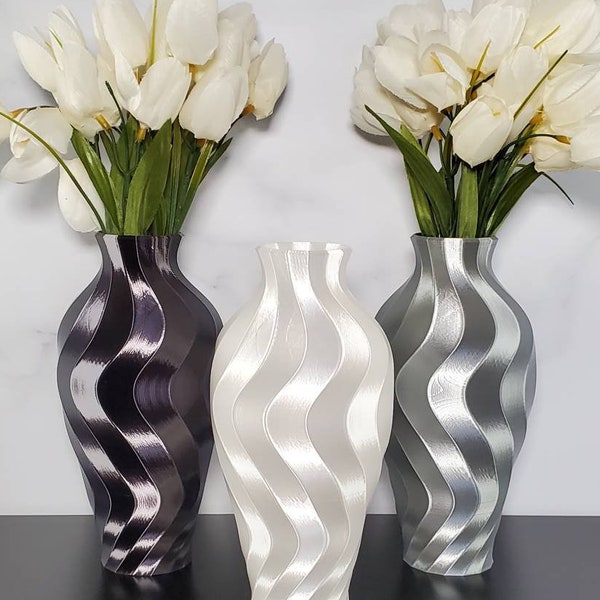 Swirl Vase - Etsy