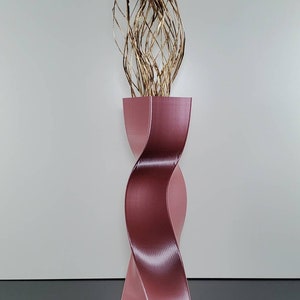 Tall Geometric Rose Gold Vase or Centerpiece - Etsy