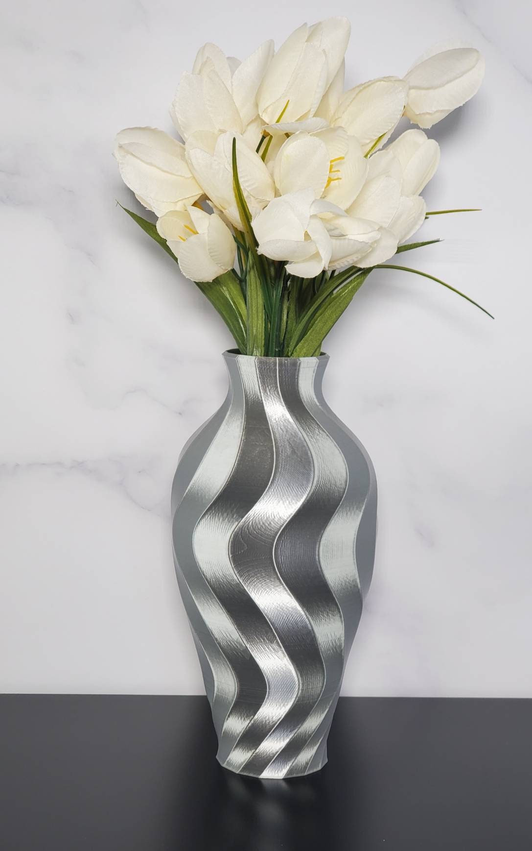 Shiny Swirl Centerpiece or Vase 9.5in 10.75in 12in 14 in | Etsy