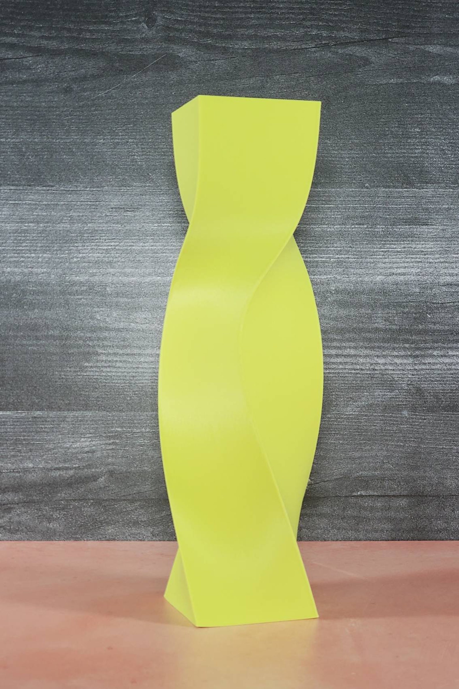 Tall Geometric Matte Lime Vase or Centerpiece Flower Vase | Etsy