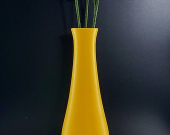 Mustard Yellow Vase | Etsy