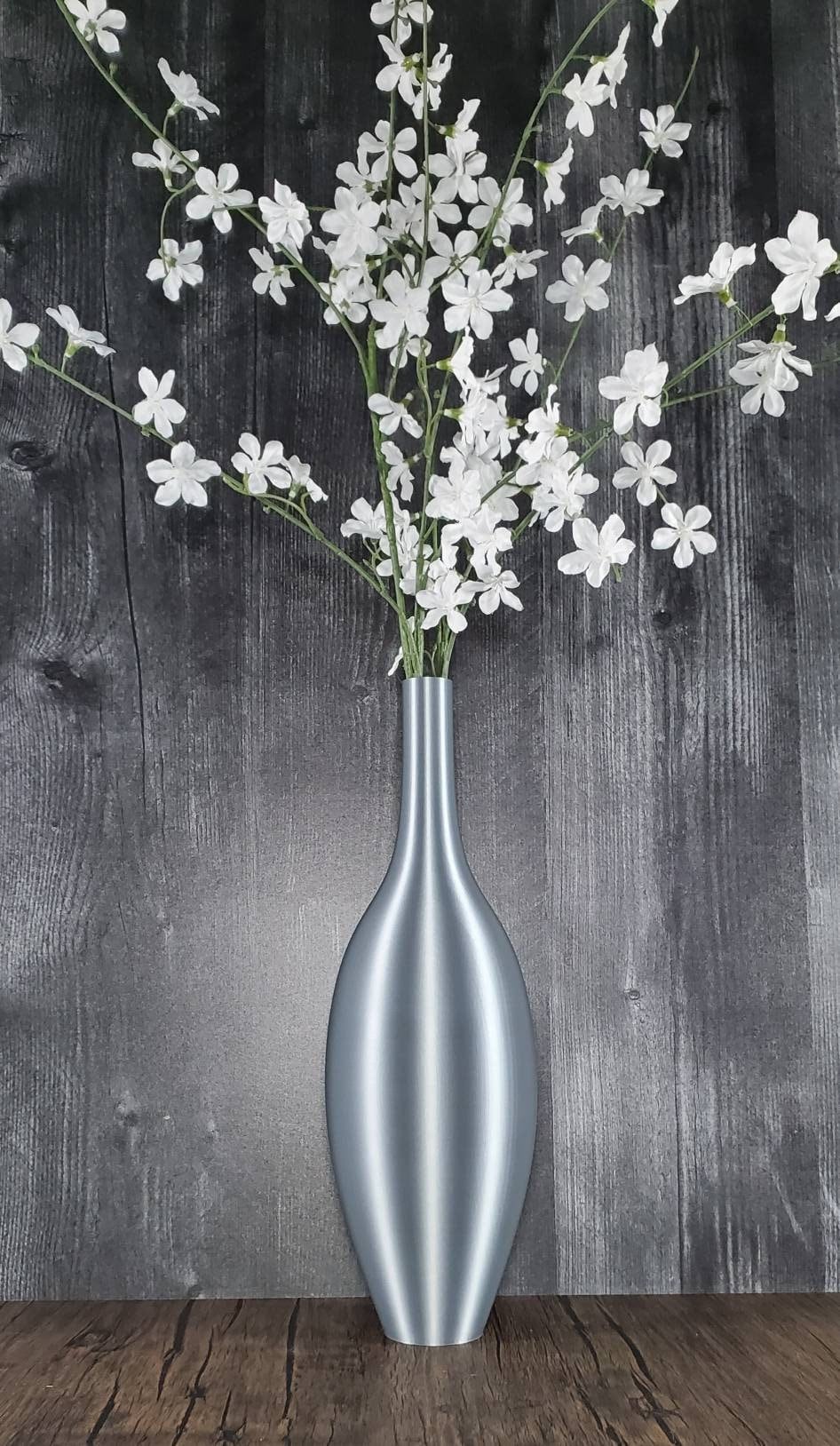 12/13/14/15 Inch Tall Silver Modern Nordic Long Vase - Etsy