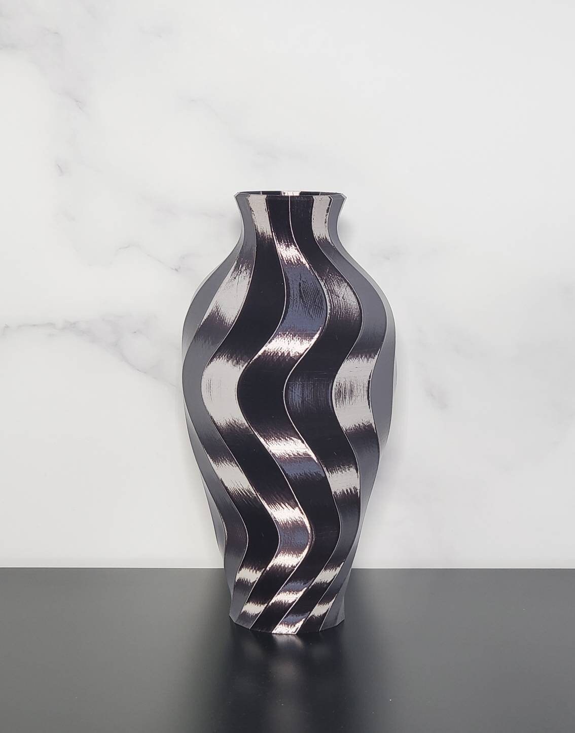 Shiny Swirl Centerpiece or Vase 9.5in 10.75in 12in 14 in | Etsy